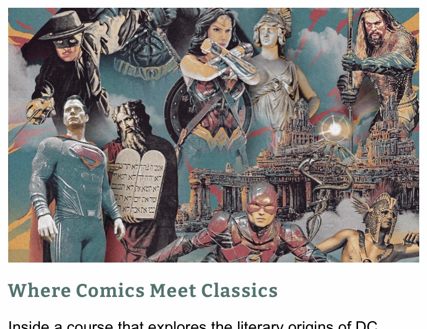 A Monmouth University Course That Explores the Literary Origins of DC ...