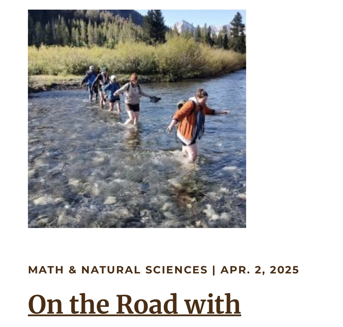 Feature Story on Lehigh University’s Annual Field Camp | Steve Neumann